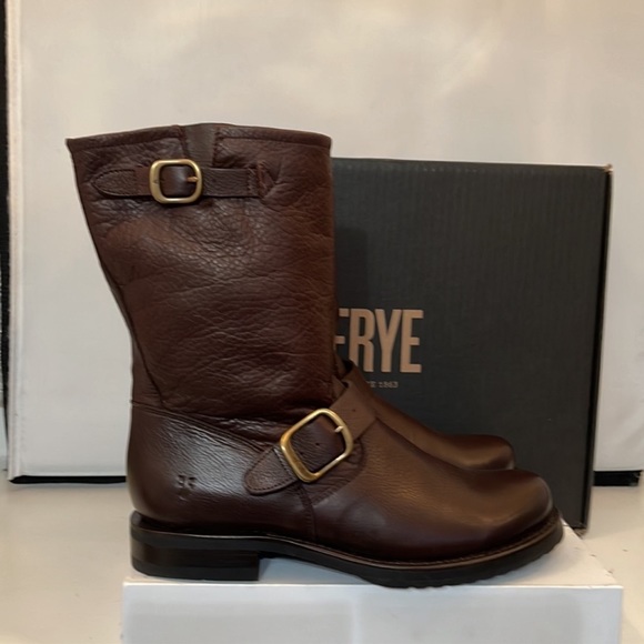 Frye | Shoes | Frye Veronica Short Leather Boots | Poshmark